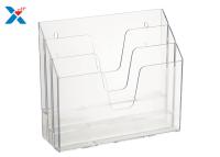 China Office Clear Acrylic Magazine Holder , Acrylic Brochure Holders Eco - Friendly for sale