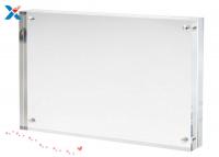 China Double Sided Acrylic Photo Frame Clear Acrylic Magnetic Photo Frame In Size 8x8 Inches for sale