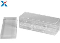 China Rectangle  Acrylic Flower Box 12 24 36 Holes Rose Flower Box With Lid Durable for sale