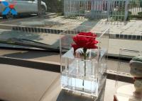 China Waterproof Acrylic Planter Box , Gifts Clear Acrylic Storage Boxes With Lid for sale