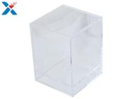 China Custom Luxury Clear Acrylic Flower Box 9 * 9 * 15cm 7 * 7 * 10cm Light Weight for sale