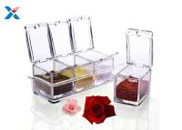 China Transparent Acrylic Box , Acrylic Seasoning Box For Nuts / Sauces Storage for sale