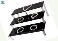 China Clear Acrylic Jewelry Organizer / Three Layer Acrylic Makeup Organizer for sale