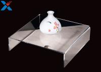 China Jewelery Necklace Acrylic Display Stands Clear Plexiglass Display Table for sale