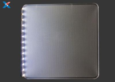 China Clear Acrylic Light Guide Panel / LED Acrylic Light Panels For Outdoor Display Box for sale