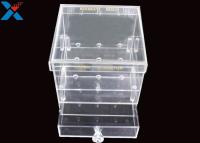 China Transparent Acrylic Flower Box 15 * 15 * 15cm / 20 * 20 * 20cm / 25 * 25 * 25cm for sale