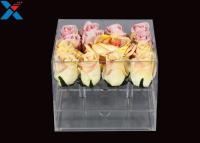 China Clear Acrylic Flower Case Recyclable, High Grade Acrylic Rose Box With Drawer for sale