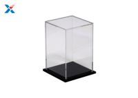 China Customized Clear Acrylic Display Boxes , Acrylic Display Cube For Dustproof Protection Toy for sale