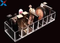 China Clear Acrylic Makeup Organiser Display Box For Blush / Powder Foundation for sale