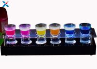 China Non - Toxic Acrylic Cocktail Tray , Clear Acrylic Serving Tray Chemical Resisdence for sale