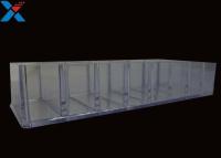 China Clear Acrylic Makeup Organiser Display Box For Blush / Powder Foundation for sale
