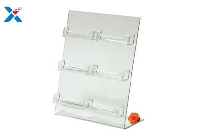 China Plexiglass / Acrylic Business Card Holder , 6 Pockets Acrylic Document Holder for sale