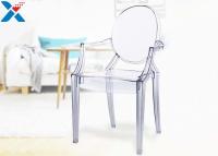 China Modern Acrylic Desk Organizer / Acrylic Hanging Chair Clear PC Furniture for sale