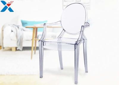 China Modern Acrylic Desk Organizer / Acrylic Hanging Chair Clear PC Furniture for sale
