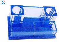 China KTV Crystal Acrylic Microphone Stand ,  Smooth Surface Clear Plastic Display Box for sale