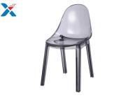 China Fashion Acrylic Office Chair / Clear Acrylic Desk Chair For Nordic Office Room for sale