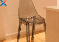 China Fashion Acrylic Office Chair / Clear Acrylic Desk Chair For Nordic Office Room for sale