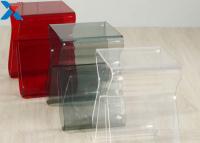 China Fashion Personality Clear Acrylic Table , Transparent Coffee Table Thickness Customized for sale