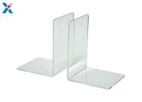 China Eco Friendly Clear Acrylic Bookends , Acrylic Book Stand Organizer For Book Displaying for sale