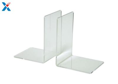 China Eco Friendly Clear Acrylic Bookends , Acrylic Book Stand Organizer For Book Displaying for sale
