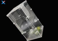 China Transparent Acrylic Modern Furniture Pet Breeding Box Plexiglass Reptile Cages for sale