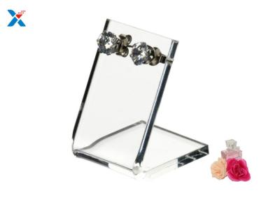 China Transparent Acrylic Jewelry Organizer / Acrylic Earring Organizer With Holes for sale