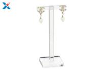 China T Shaped Acrylic Display Rack Acrylic Earring Display Stand Non - Flammable for sale