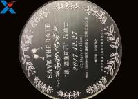 China Laser Cut Acrylic Wedding Invitation Cards / Mirror Clear Invitation Card for sale
