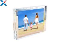 China Clear Double Sided Acrylic Block Photo Frame , Acrylic Magnetic Picture Frames for sale