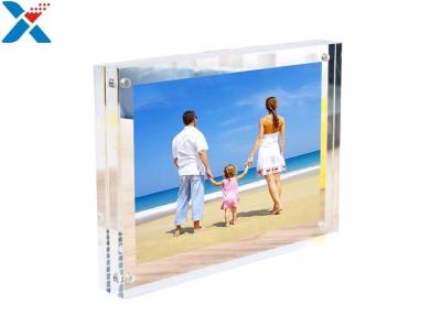China Clear Double Sided Acrylic Block Photo Frame , Acrylic Magnetic Picture Frames for sale