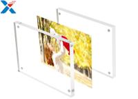 China Clear Double Sided Acrylic Block Photo Frame , Acrylic Magnetic Picture Frames for sale