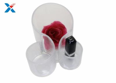 China Desktop Acrylic Makeup Brush Organizer / Nail Polish Holder Organizer for sale