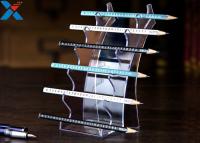 China Eyebrow Pencil Clear Acrylic Display Stands Acrylic Pen Holder Display Stand for sale
