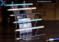 China Eyebrow Pencil Clear Acrylic Display Stands Acrylic Pen Holder Display Stand for sale