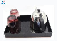 China Custom Logo Acrylic Display Case Hotels Tea Tray 315 * 220 * 30mm Good Chemical Resisdence for sale