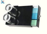 China Hotel Tea Cup Holder Acrylic Storage Box , Black Small Acrylic Display Box for sale