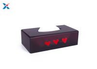 China Tissue Acrylic Packaging Box Holder Organizer Paper Dispenser Box Easy Clean for sale