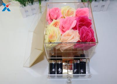China 9 Holes Acrylic Flower Pot Chemical Stability , Small Acrylic Box A Class Acrylic Sheet for sale