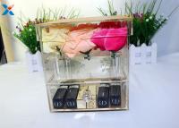 China 9 Holes Acrylic Flower Pot Chemical Stability , Small Acrylic Box A Class Acrylic Sheet for sale