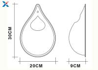 China Clear Acrylic Drip Wall Hanging Fish Tank Aquarium / Custom Acrylic Fish Tanks for sale