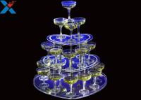 China Professional Acrylic Wine Glass Holder , Clear Lucite Wine Holder Rack Durable for sale