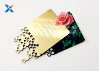 China Mirror Acrylic Gifts , Acrylic Invitation Card With Custom Shape For Wedding / Party for sale