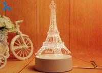 China Colorful Custom Acrylic Gifts 3D Night Lamp For Christmas Gift ROHS Approved for sale