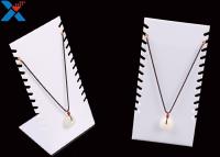 China Jewellery Store Acrylic Necklace Display Stands , Acrylic Necklace Holder Pendant Bracelet for sale