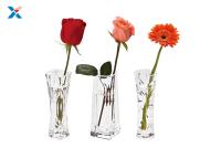 China Tall Clear Acrylic Flower Vase , Different Shapes Clear Acrylic Cylinder Vase for sale