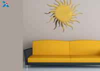 China Clear Acrylic Mirror Wall Stickers For Living Room / Home Furnishing for sale