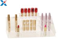 China Custom Acrylic Display Stands Pmma Lipstick Display Holder Plexiglass Lip Gloss Display for sale