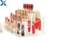 China Custom Acrylic Display Stands Pmma Lipstick Display Holder Plexiglass Lip Gloss Display for sale