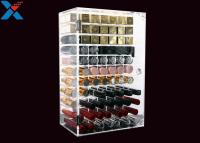 China Cosmetic Acrylic Lipstick Organizer , Clear Acrylic Lipstick Display Stand for sale