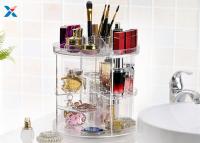 China 360 Degree Rotating Acrylic Cosmetic Makeup Box Storage Organizer Color Customized for sale
